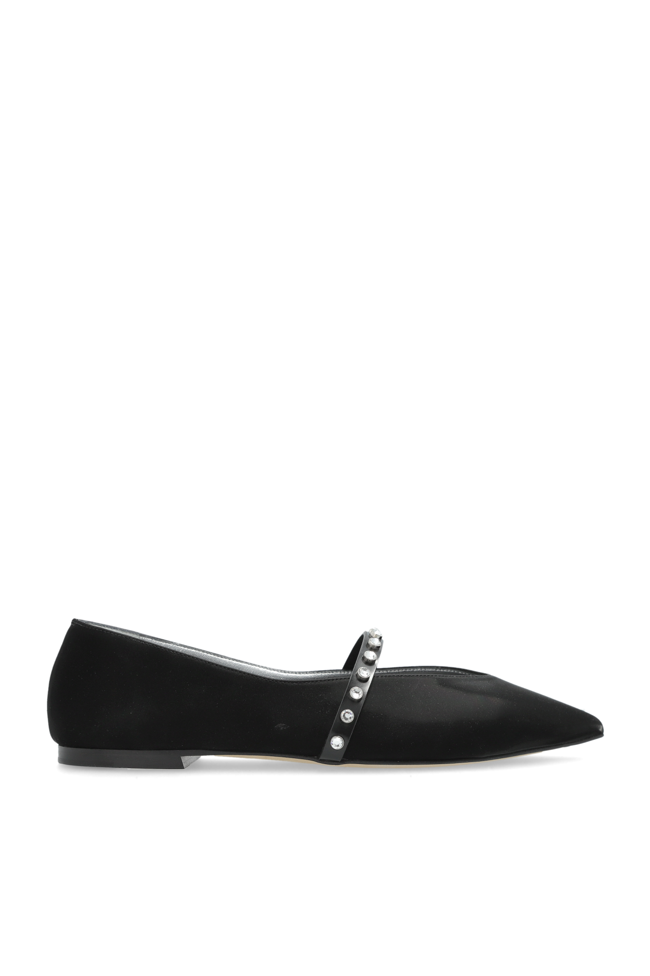 Alexander Mcqueen Ballet Flats With Shimmering Crystals Womens Vitkac
